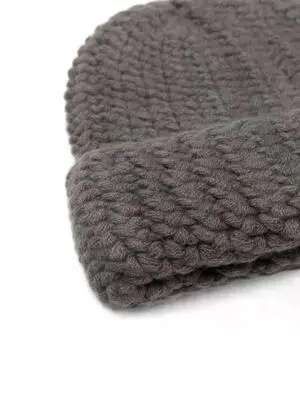 LISKA Arala Chunky-knit Cashmere Beanie Hat