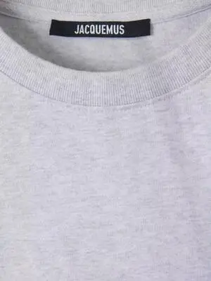 Jacquemus Logo-patch T-shirt - Grey