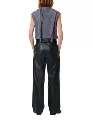 NICHOLAS Button-up Draped Sweater