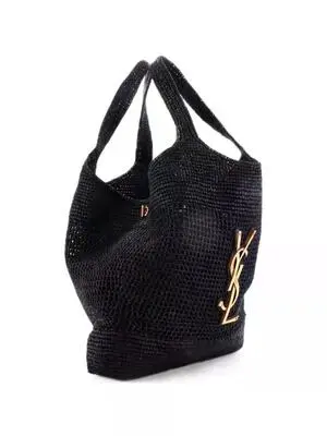 Saint Laurent Icare Shopping Raffia Maxi Tote Bag