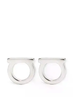 FERRAGAMO Gancini Earrings - Silver
