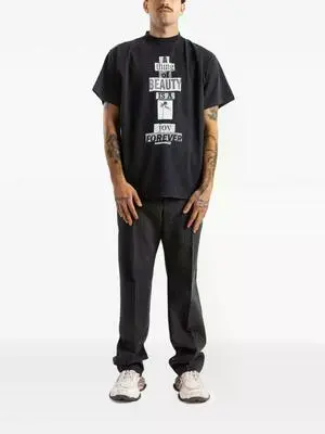 Balenciaga Slogan-print Oversized T-shirt