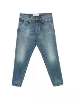 DON THE FULLER Faded Straight-leg Jeans - Blue