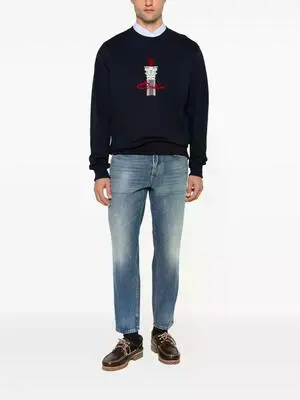 DON THE FULLER Faded Straight-leg Jeans