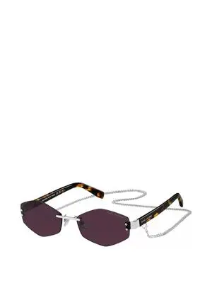 Marc Jacobs Rimless Geometric-frame Sunglasses