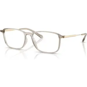 Giorgio Armani 55mm Rectangle Optical Glasses - Brown
