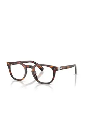 Persol 48mm Square Optical Glasses - Tortoise