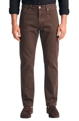 34 Heritage Charisma Relaxed Straight Leg Jeans - Chocolate Cloud Luxe