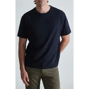 MAVI Cotton Slub T-shirt - Total Eclipse