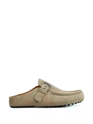 TOD'S Mules In Suede - Neutrals