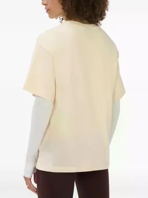 Sweaty Betty Logo-embossed Side-slit T-shirt