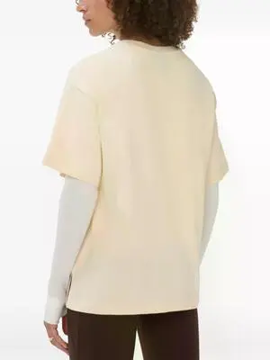 Sweaty Betty Logo-embossed Side-slit T-shirt