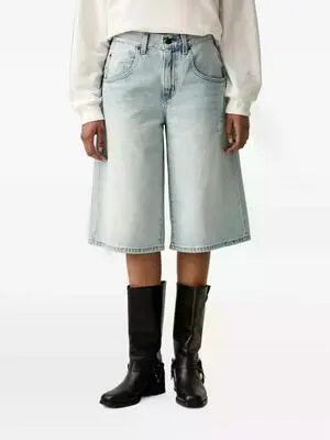 LEVI'S Super Baggy Faded Denim Shorts
