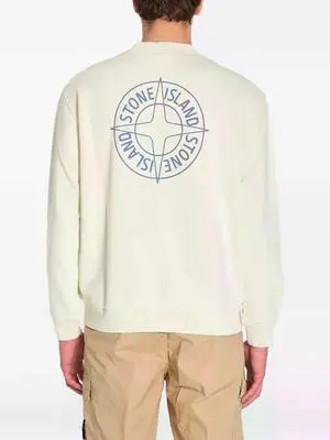 Stone Island Logo-print Crew-neck Sweater