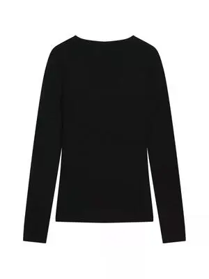 TOTEME Fine-knit Scoop-neck Top