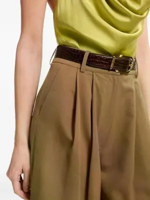Elie Saab Pleated Wide-leg Trousers