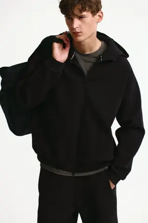 H&M Hooded Activewear Jacket With Drymove