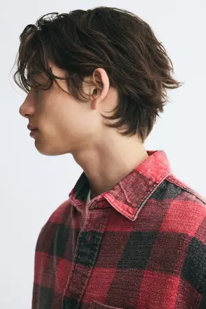 H&M Relaxed-fit Cotton Shirt - Red/plaid