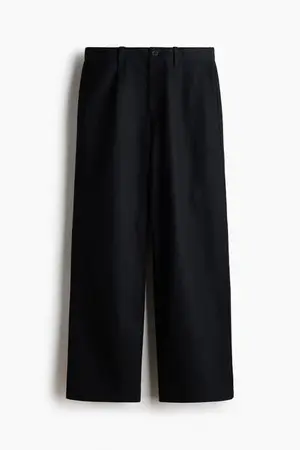 H&M Loose-fit Chinos - Black