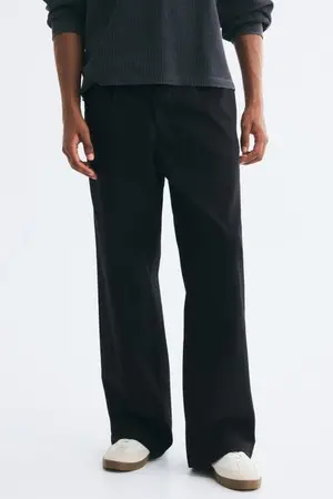 H&M Loose-fit Chinos - Black