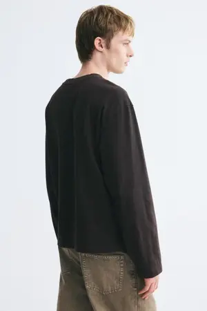 H&M Relaxed-fit Long-sleeved T-shirt