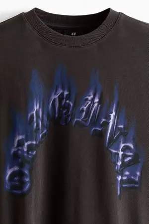 H&M Relaxed-fit Long-sleeved T-shirt