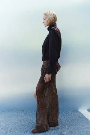 H&M Ruffled Maxi Skirt