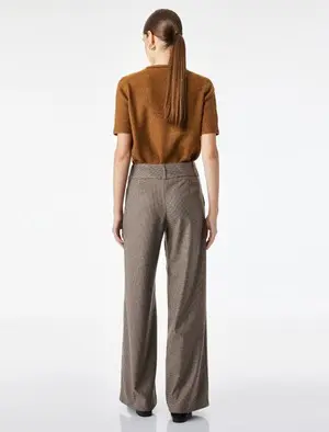 Koton Plaid Tailored Pants