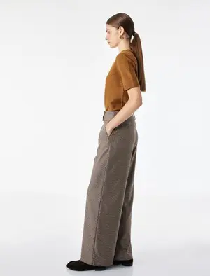 Koton Plaid Tailored Pants