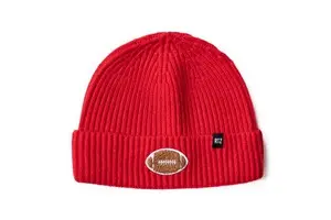REY TO Z Football Beanie Candy Apple