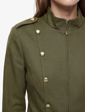 Koton Mandarin Collar Napoleon Jacket