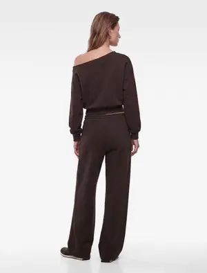 Koton Wide Leg Sweatpants With Pleat Detail