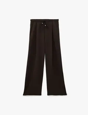 Koton Wide Leg Sweatpants With Pleat Detail
