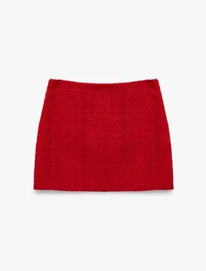 Koton Tweed Mini Skirt