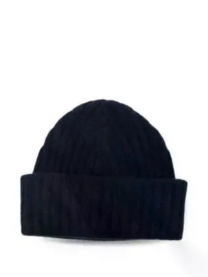 LISKA Lina Ribbed-knit Beanie Hat