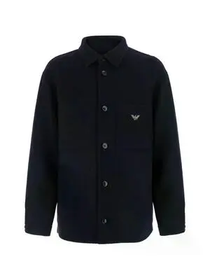 Emporio Armani Logo Overshirts For Men