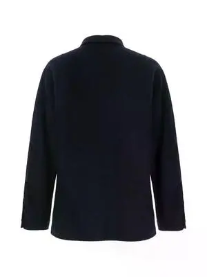 Emporio Armani Logo-embroidery Overshirt