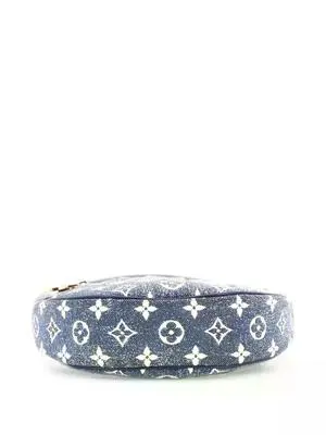 LOUIS VUITTON Loop Handbag Monogram Jacquard Denim Hobo Bag