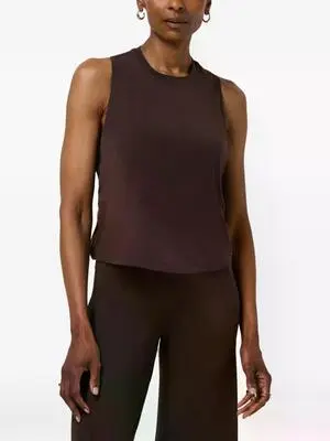Sweaty Betty Soft Flow Studio Twist-back Sleeveless Top - Brown