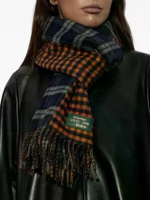 Loewe X Cosima Von Bonin Checked Scarf