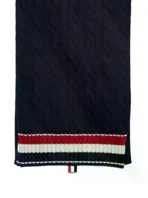 Thom Browne Cable And Rib Scarf