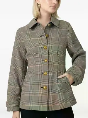 Veronica Beard Severine Checked Jacket - Neutrals