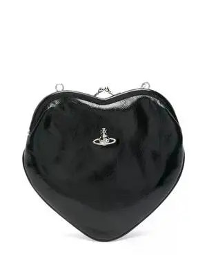 VIVIENNE WESTWOOD Belle Heart Orb-detail Tote Bag - Black
