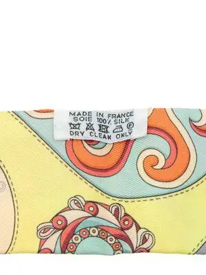 Hermès 1980-2000 Festival Des Amazones Silk Twilly Scarf Scarves - Grey