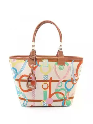 Hermès 2022 Toile Steeple 28 Tote Bag - Neutrals