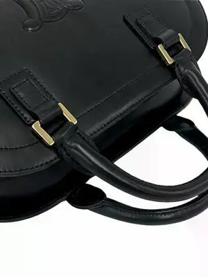 Celine 2000 Leather Triomphe Handbag