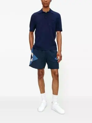 A.p.c. Colin Short-sleeve Polo Shirt - Blue