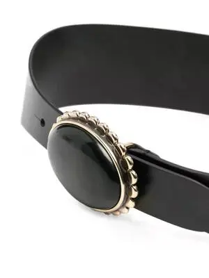 Isabel Marant Étoile Nyla Leather Belt - Black