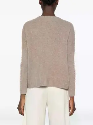 KUJTEN Amea Whipstitch-trim Cashmere Sweater