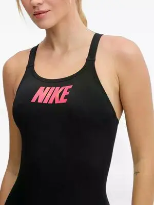 Nike Logo-print Racerback Swimsuit